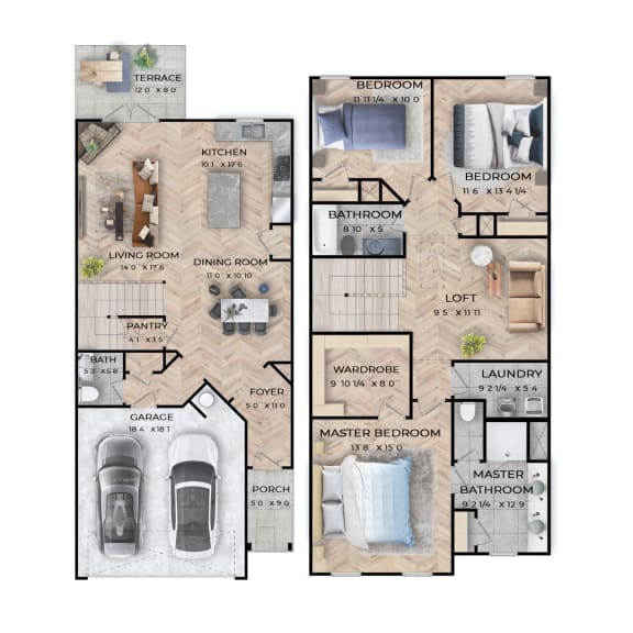 Floor Plans | Acworth Homes for Rent | Tranquil Gardens